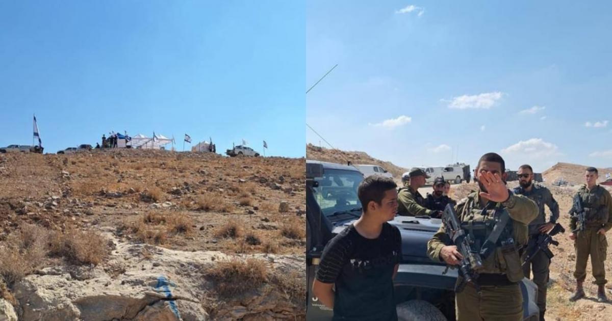 مستوطنون ينصبون خياماً شرق بيت لحم | وكالة شمس نيوز الإخبارية - Shms News || آخر أخبار فلسطين